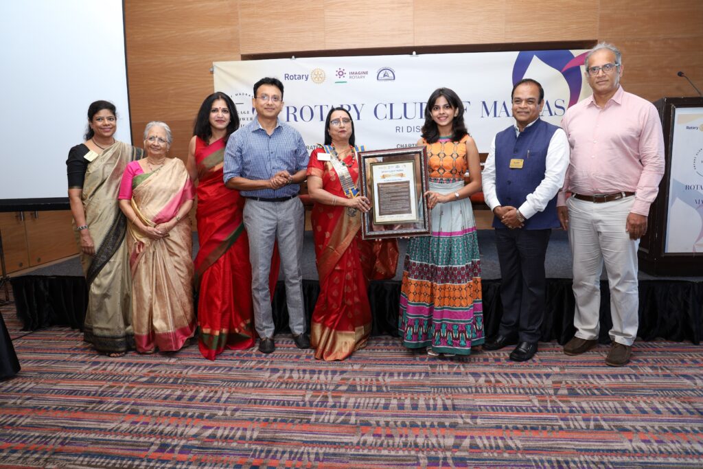Rotary Club of Madras felicitates National Award-Winning Playback ...